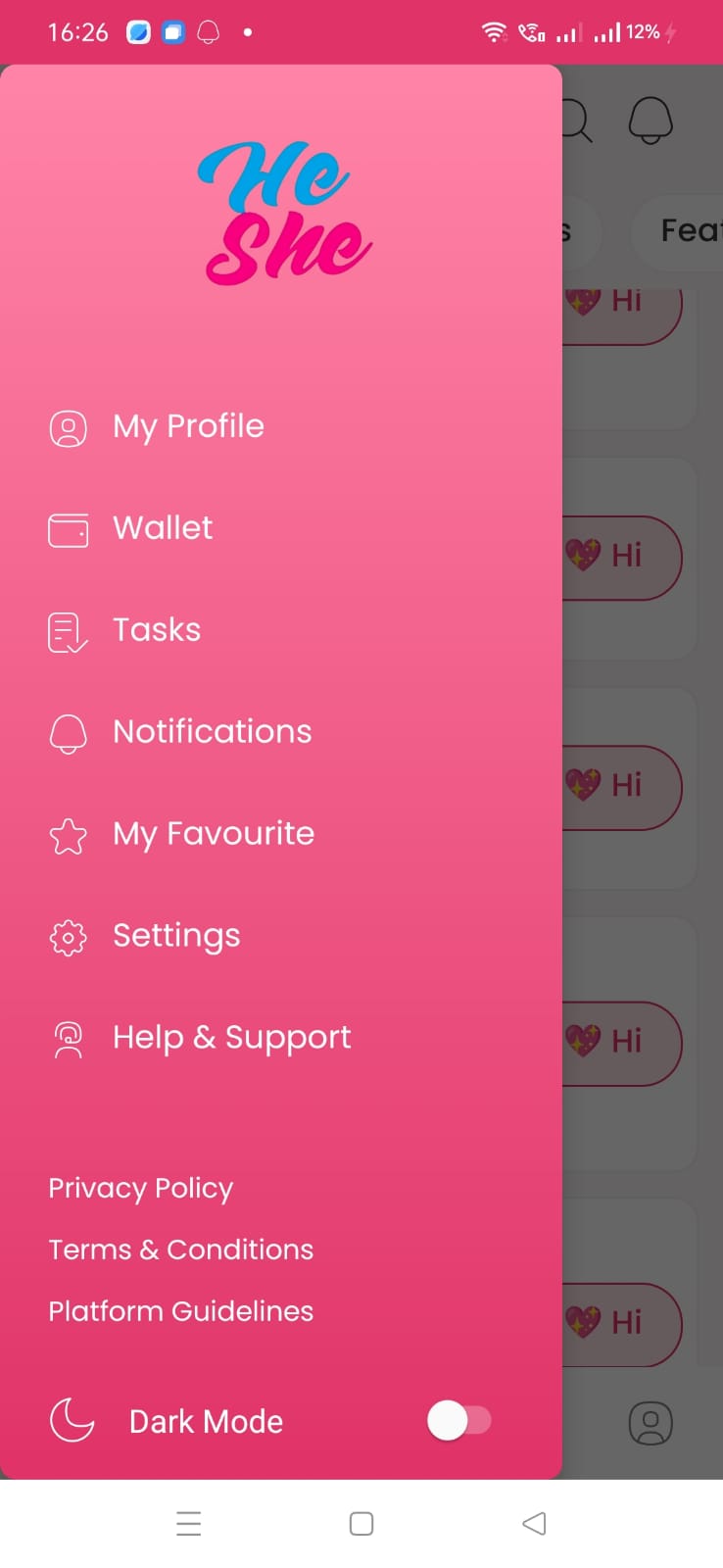 HeShe - Connect & Share